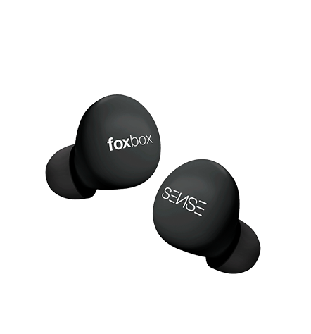 Auricular Inalambrico Fox Box TWS Sense Negro