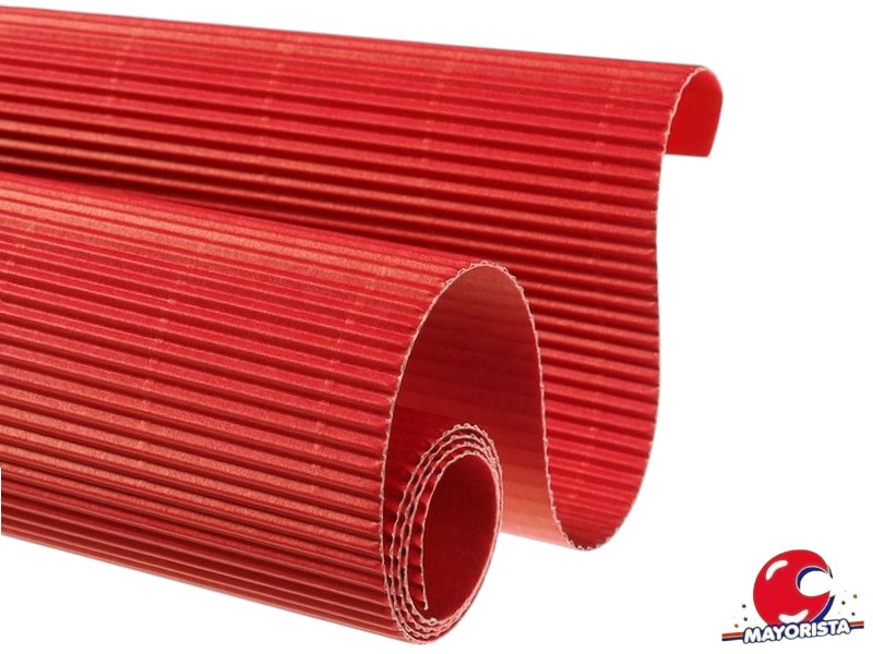 CARTON CORRUGADO X 1 ROJO 50X70 - CARPEL